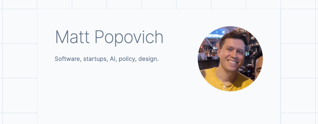 Matt Popovich | Software Engineer